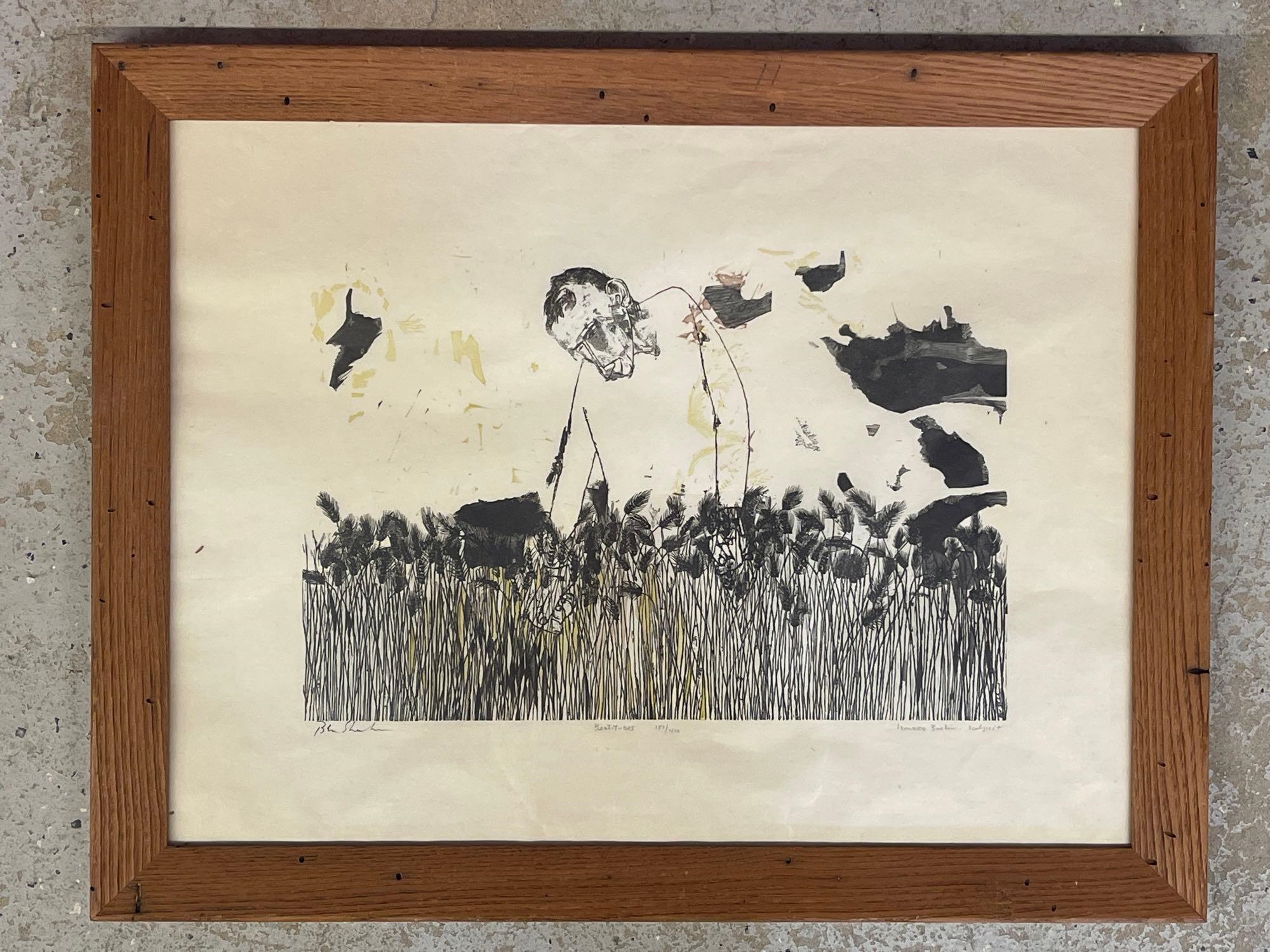 Leonard Baskin | Leonard Baskin and Ben Shahn Signed Lithograph | MutualArt