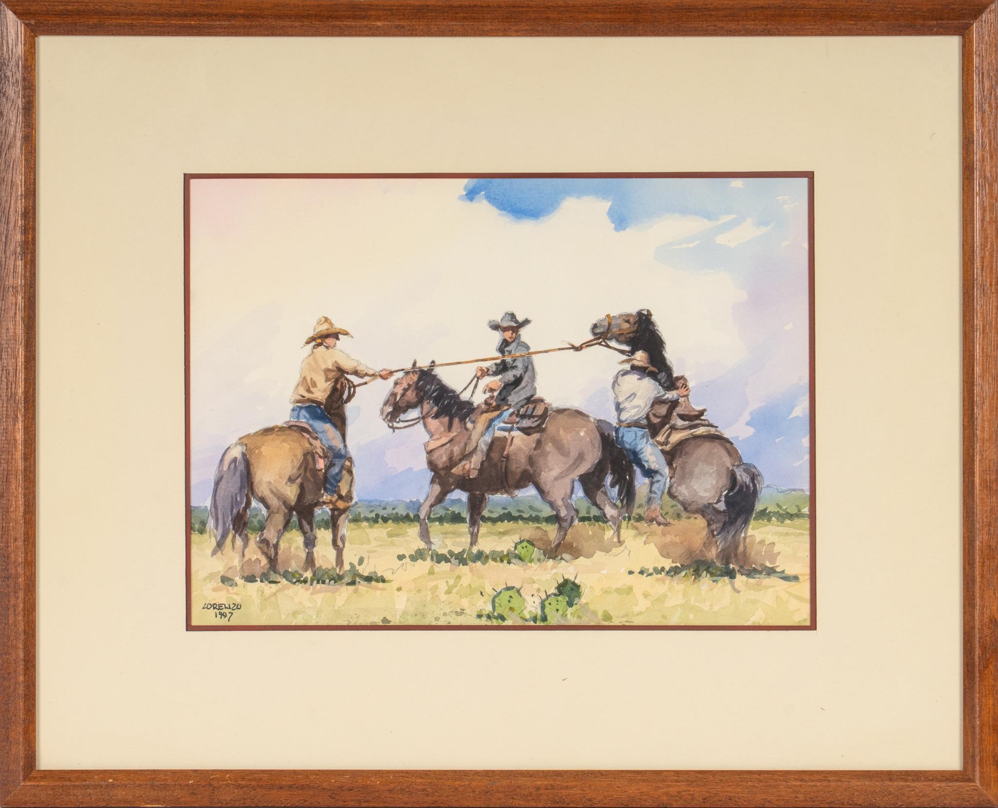 Lorenzo Castaneda | Bucking Horse (1997) | MutualArt