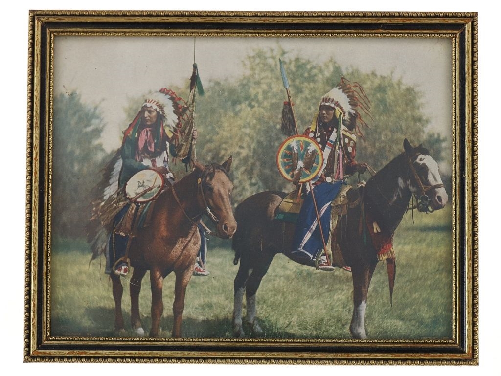 Herman Heyn | Two works : STANDING BEAR-CHIEF ; BEAR FOOT CHIEF (1899 ...
