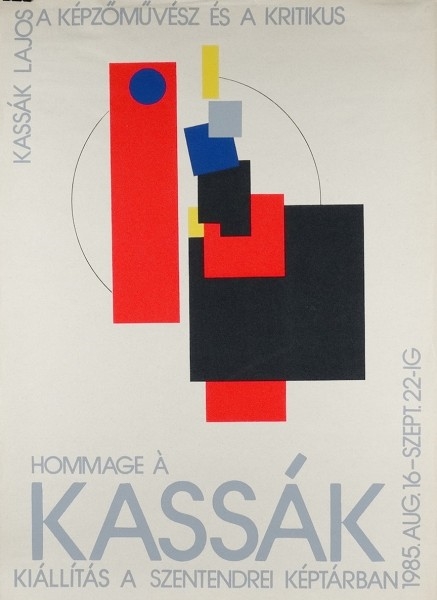 Lajos Kassák | Plakát Hommage a Kassák (1985) | MutualArt