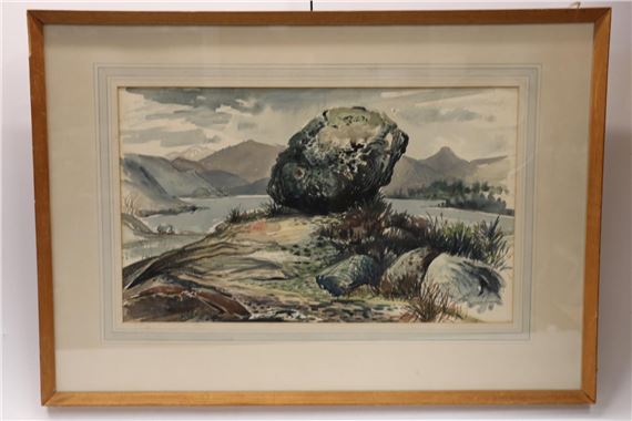 Hamish F Soutar | Balanced Boulder Loch Maree (60) | MutualArt