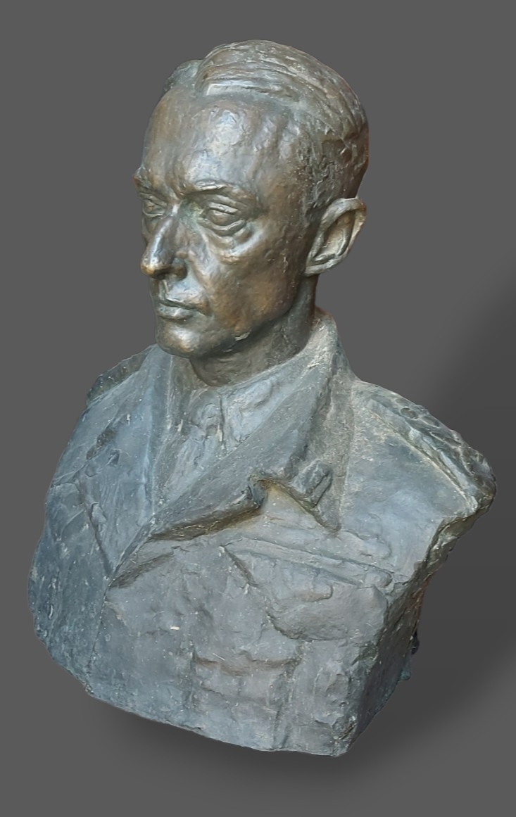 George Mark Oswald Davy | self head and shoulder study in military ...