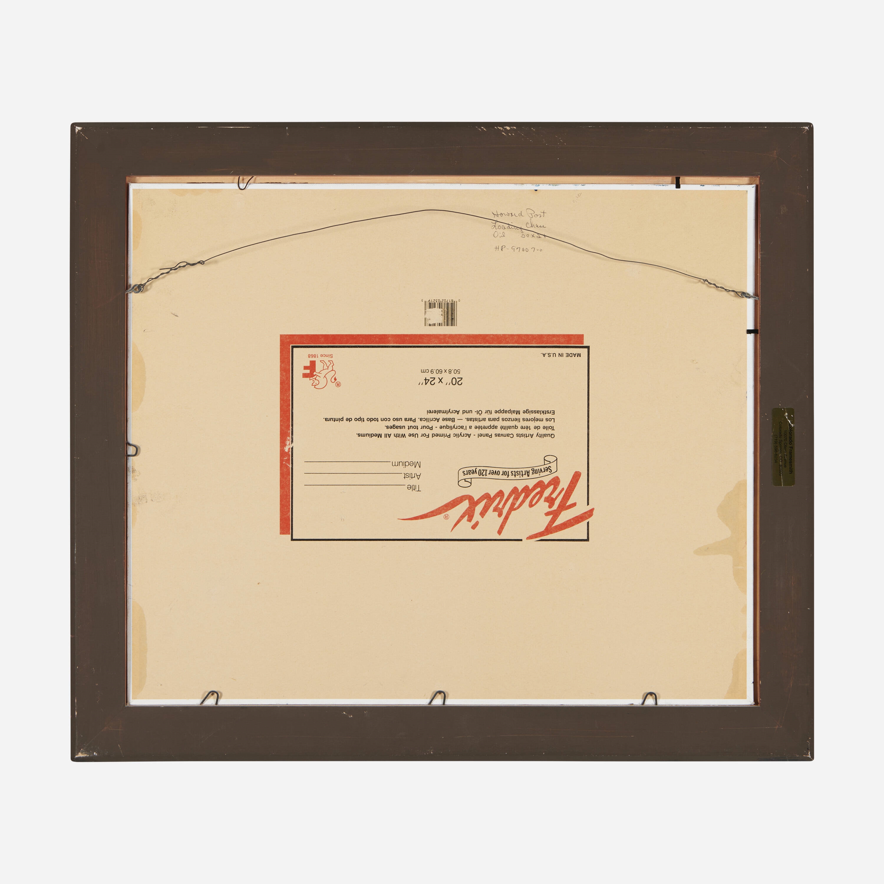 Howard Post | The Loading Chute (1951) | MutualArt