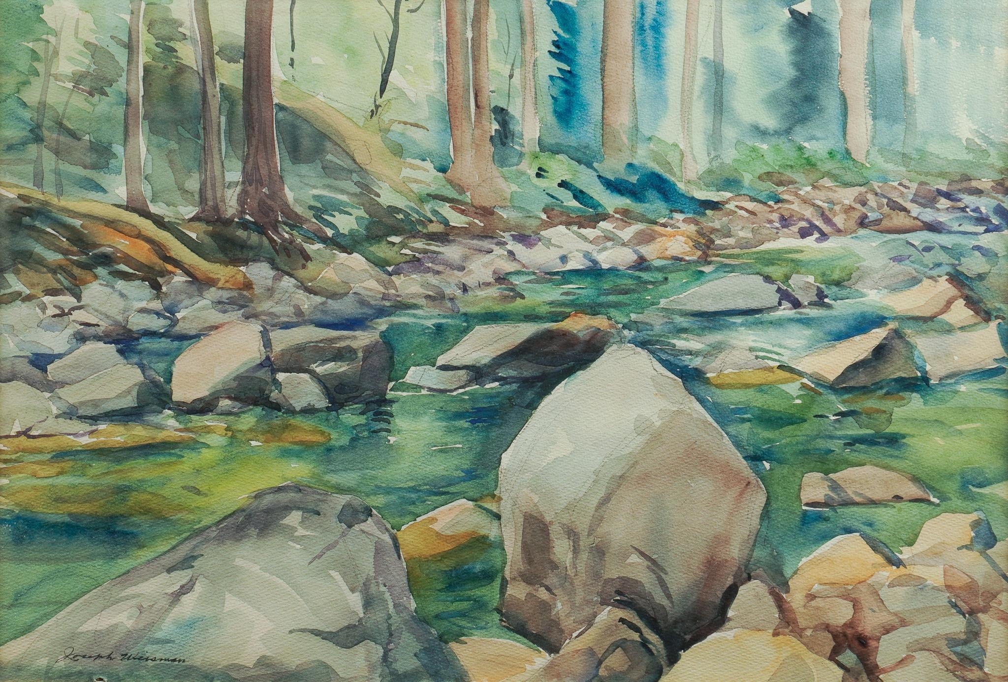 Joseph Weisman | Texas Landscapes of a river and canyons | MutualArt