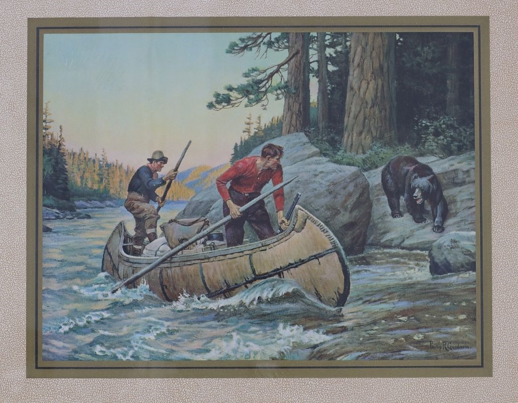 Philip R. Goodwin | Adventures On The Nipigon (1915) | MutualArt