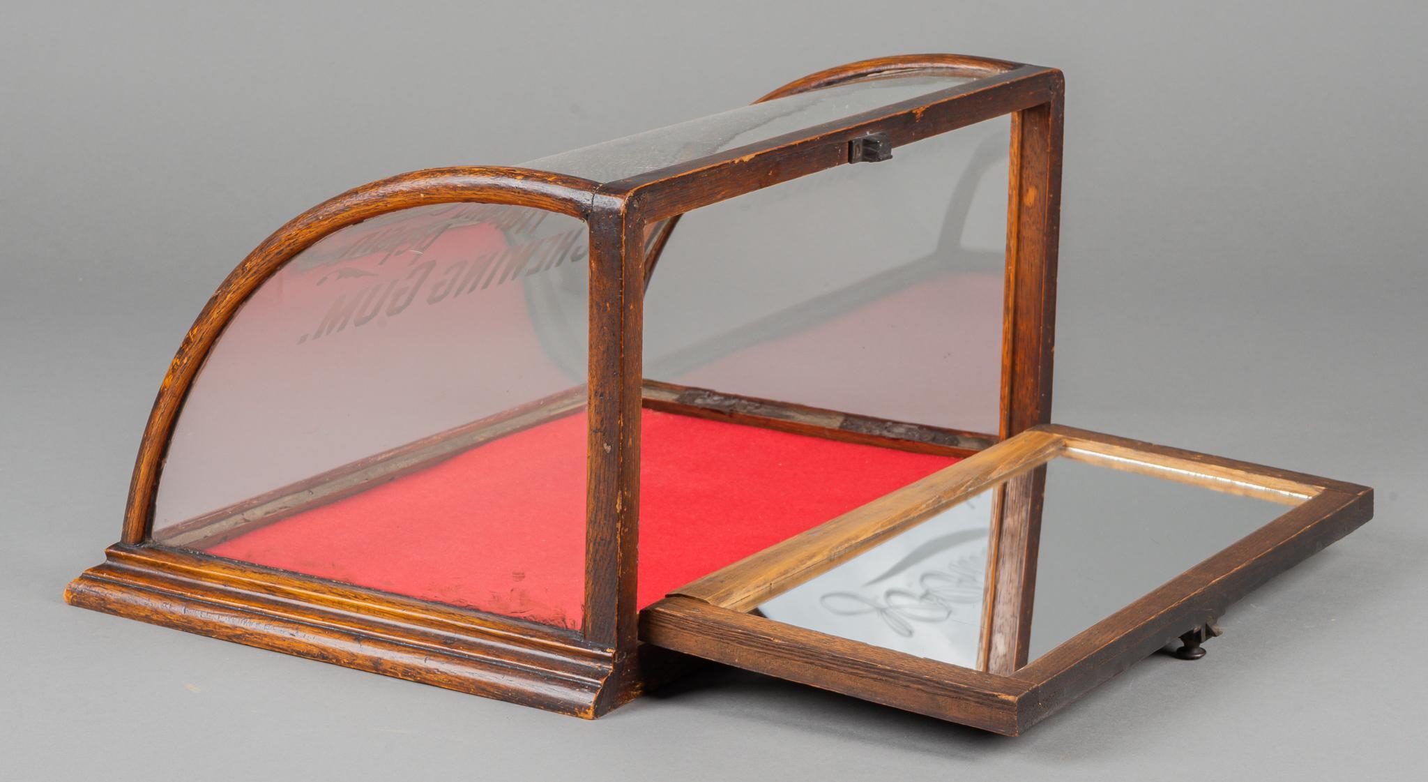 P. Grimley | Vintage general store display case for J.P. Grimley's ...