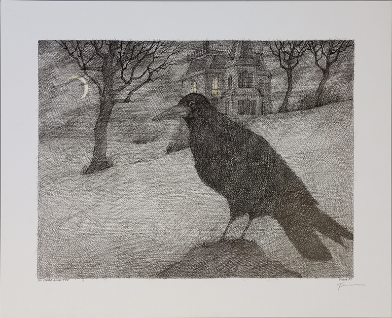 Paul Flora | Der Rabe | MutualArt