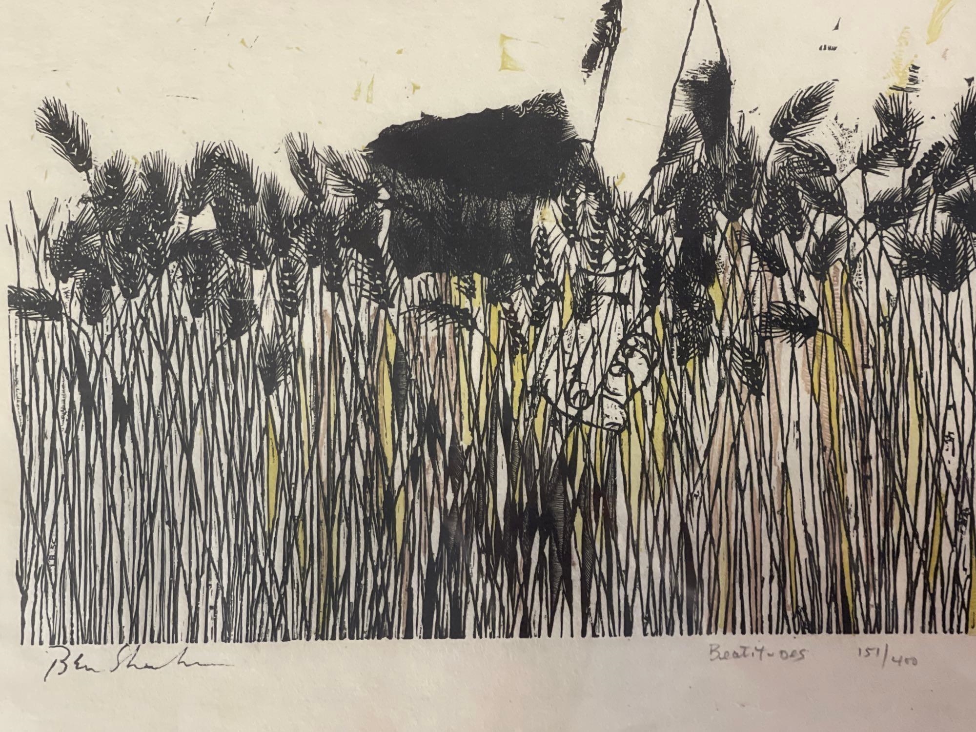 Leonard Baskin | Leonard Baskin and Ben Shahn Signed Lithograph | MutualArt