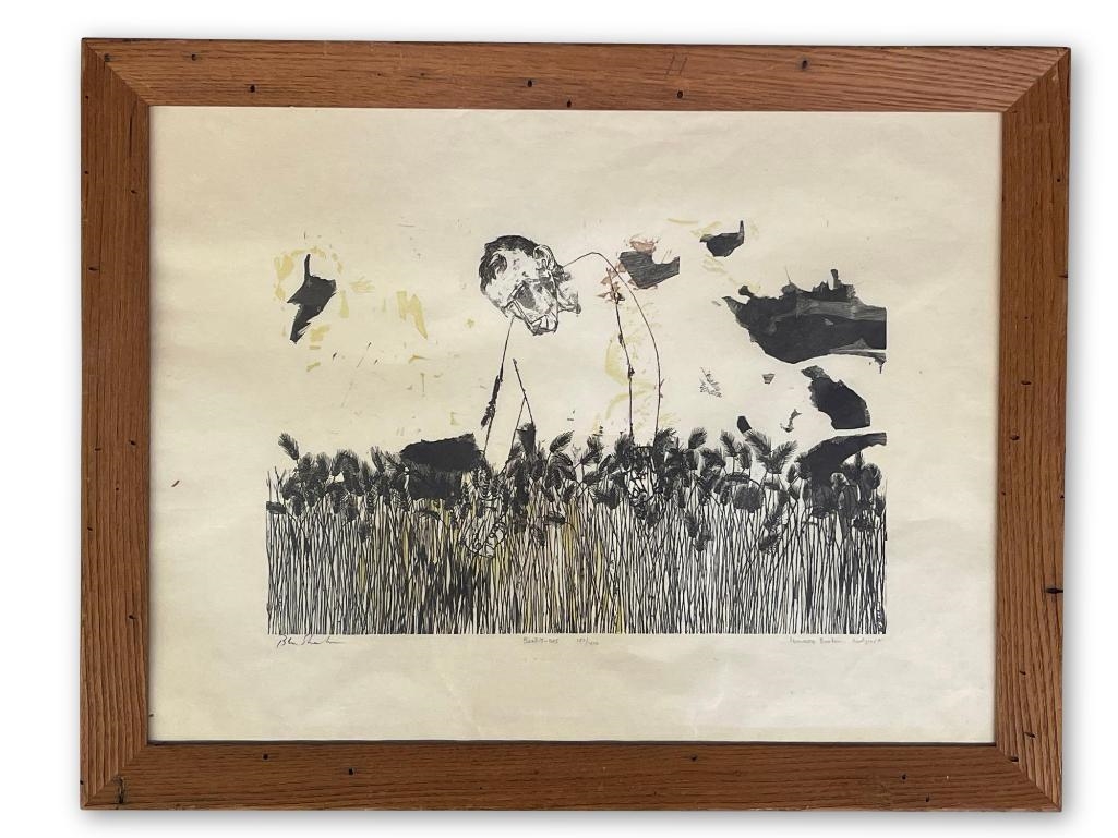 Leonard Baskin | Leonard Baskin and Ben Shahn Signed Lithograph | MutualArt