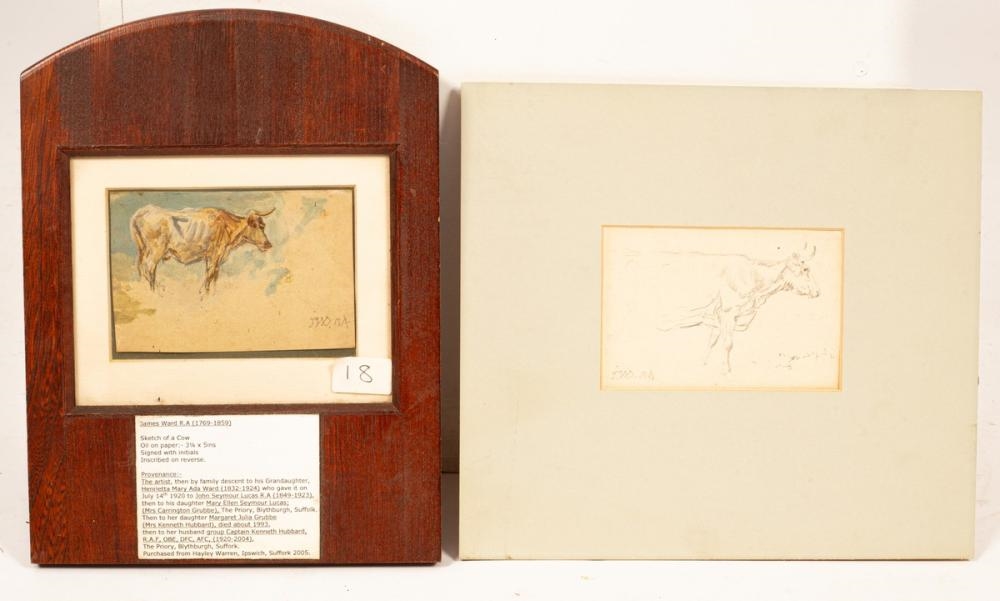 James Ward | Sketch of a Cow; Untitled | MutualArt