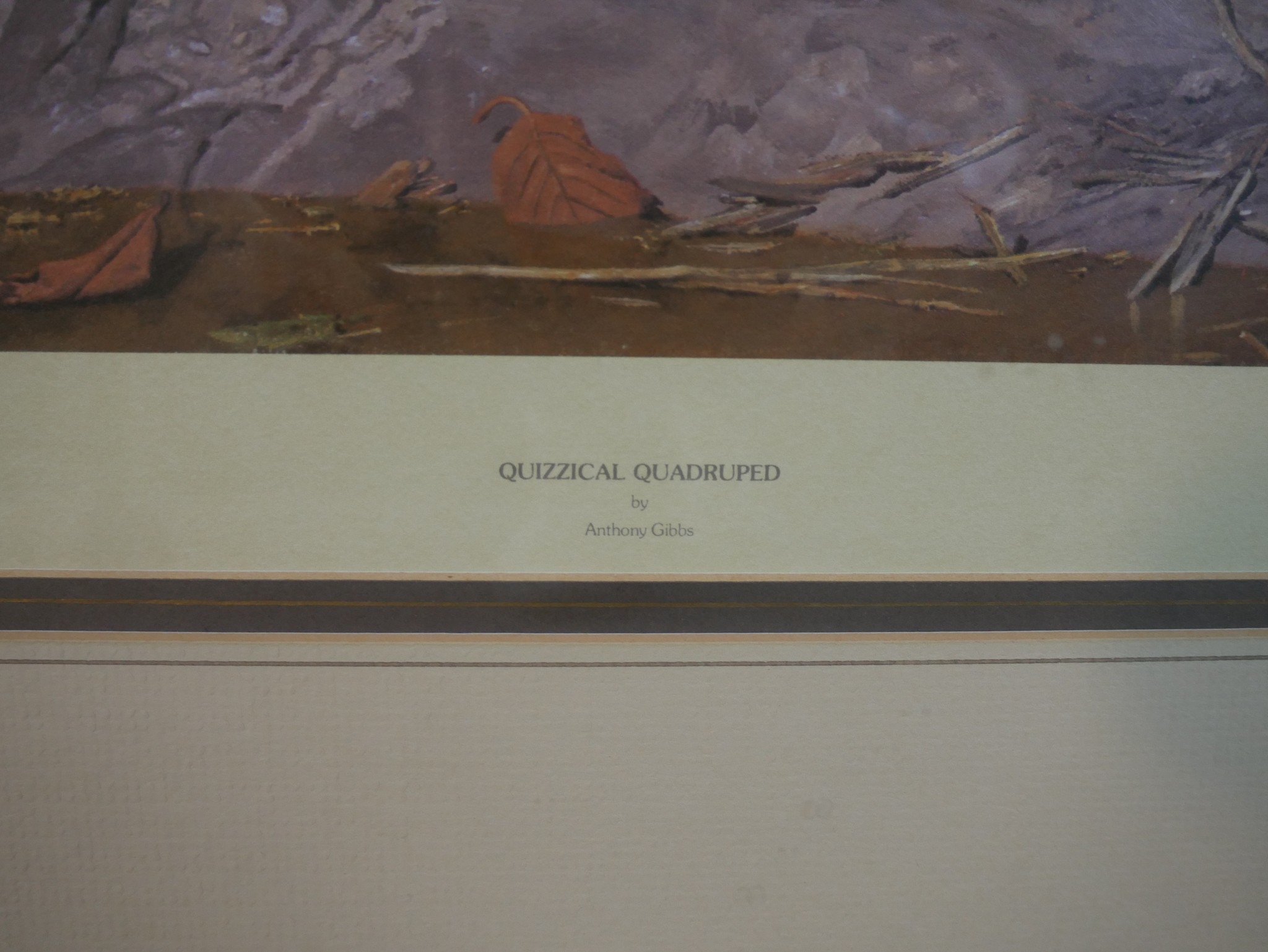 Anthony Gibbs | Quizzical Quadruped | MutualArt