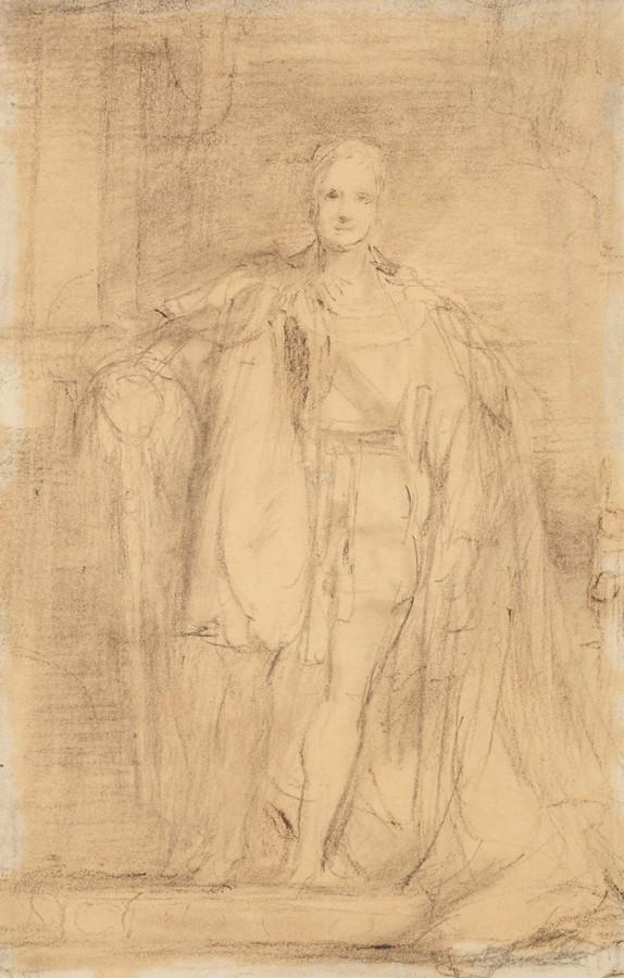 David Wilkie | Portrait of William IV full-length, wearing robes ...