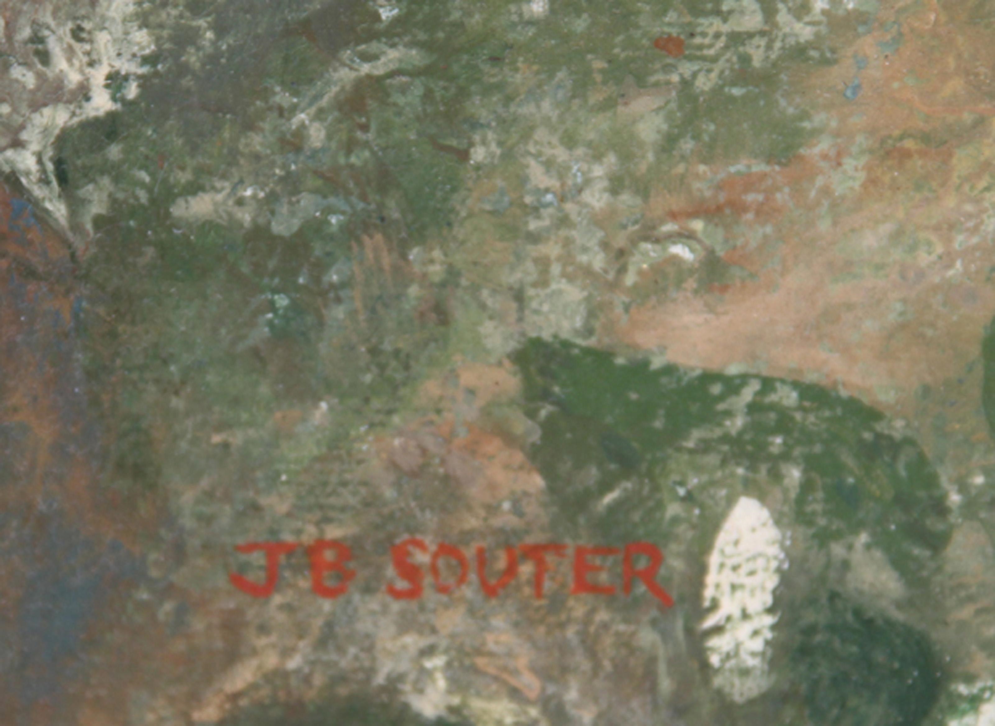 John Bulloch Souter | Seated Nude by Waterfall | MutualArt