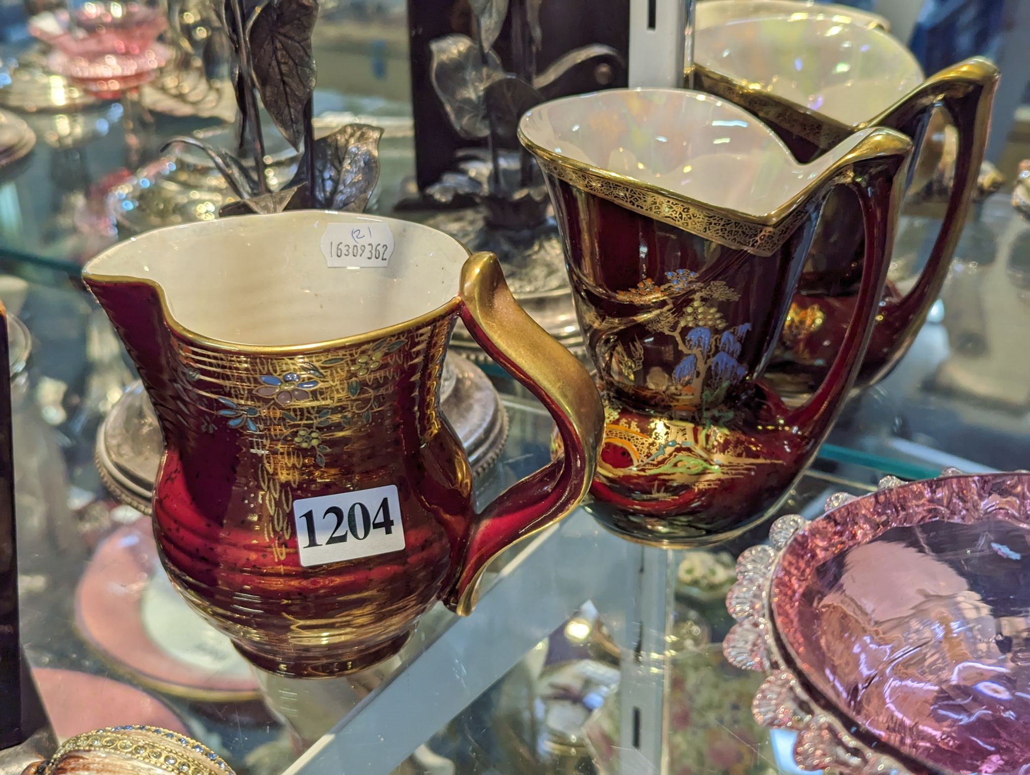 Art Deco School, 20th Century | CROWN DEVON LUSTRE WARE JUGS | MutualArt