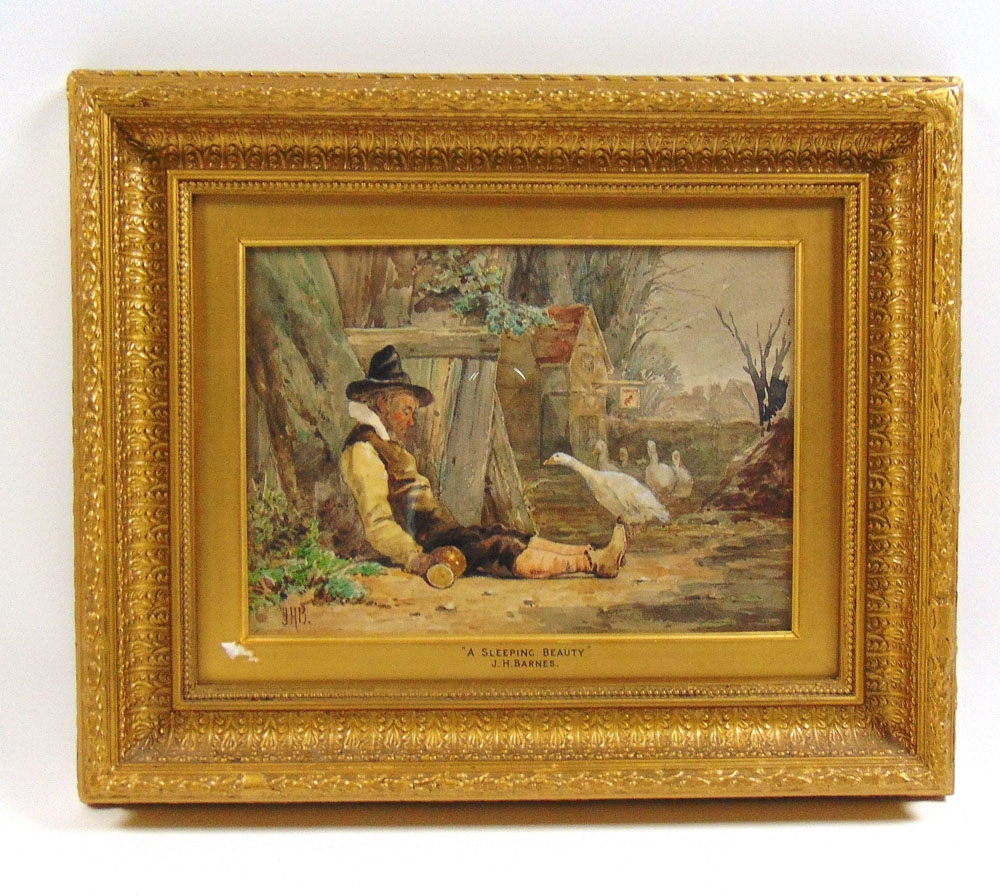 Joseph H. Barnes | 'A Sleeping Beauty' | MutualArt