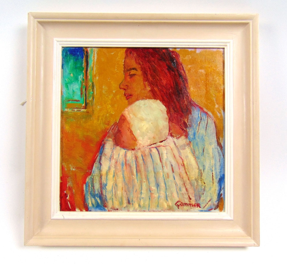 Reg Gammon | red haired mother and child | MutualArt