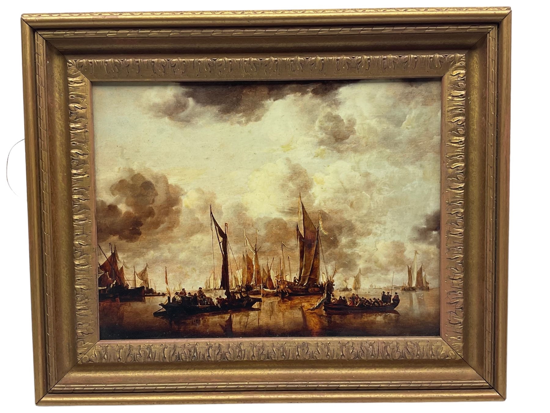Jan van de Cappelle | Shipping Scene with Dutch Yacht FIring a Salute ...