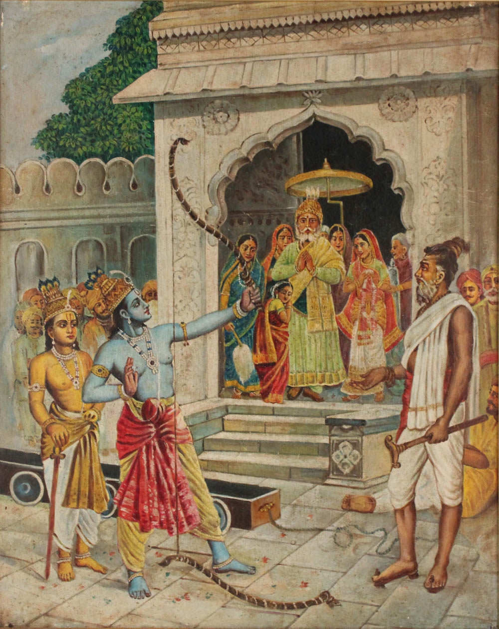 Raja Ravi Varma | Rama Breaking the Bow | MutualArt
