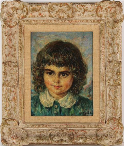 Martin Baer | Portrait of a Young Boy (1939) | MutualArt
