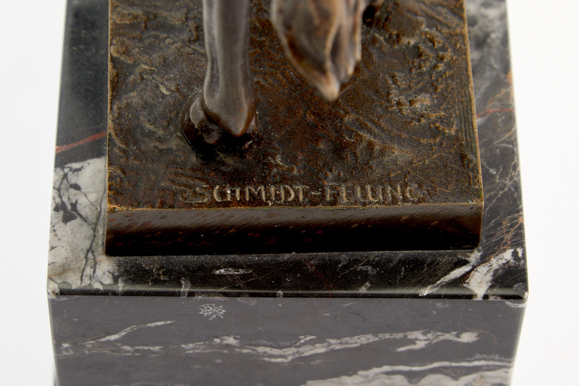 Julius Paul Schmidt-Felling | Equestrian Figure of Cavalryman Wearing ...