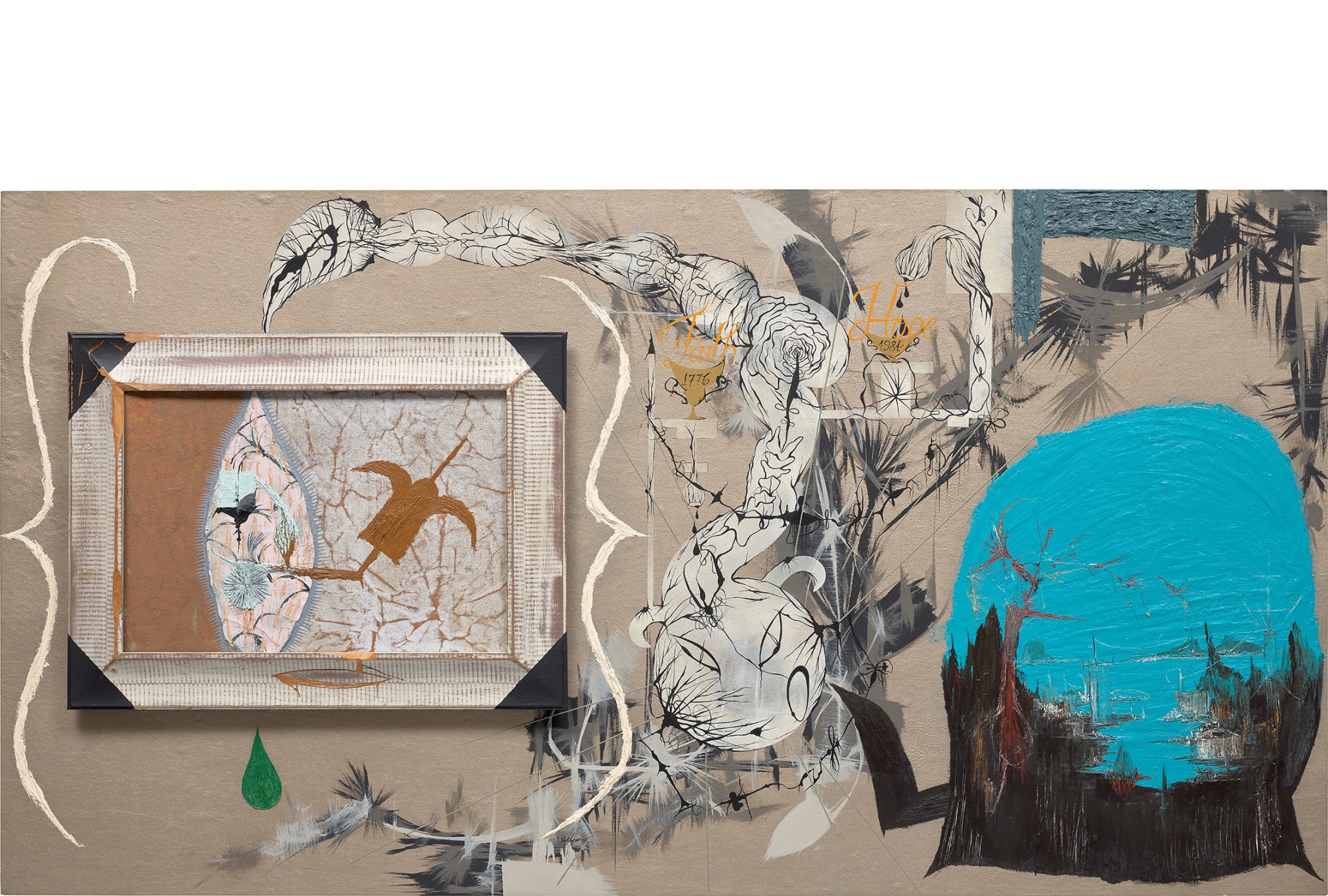 Lari Pittman | Spontaneous Generation (1984) | MutualArt