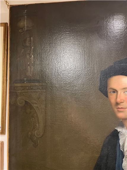 Gabriel Mathias | A portrait of a surgeon seated with an anatomy book ...