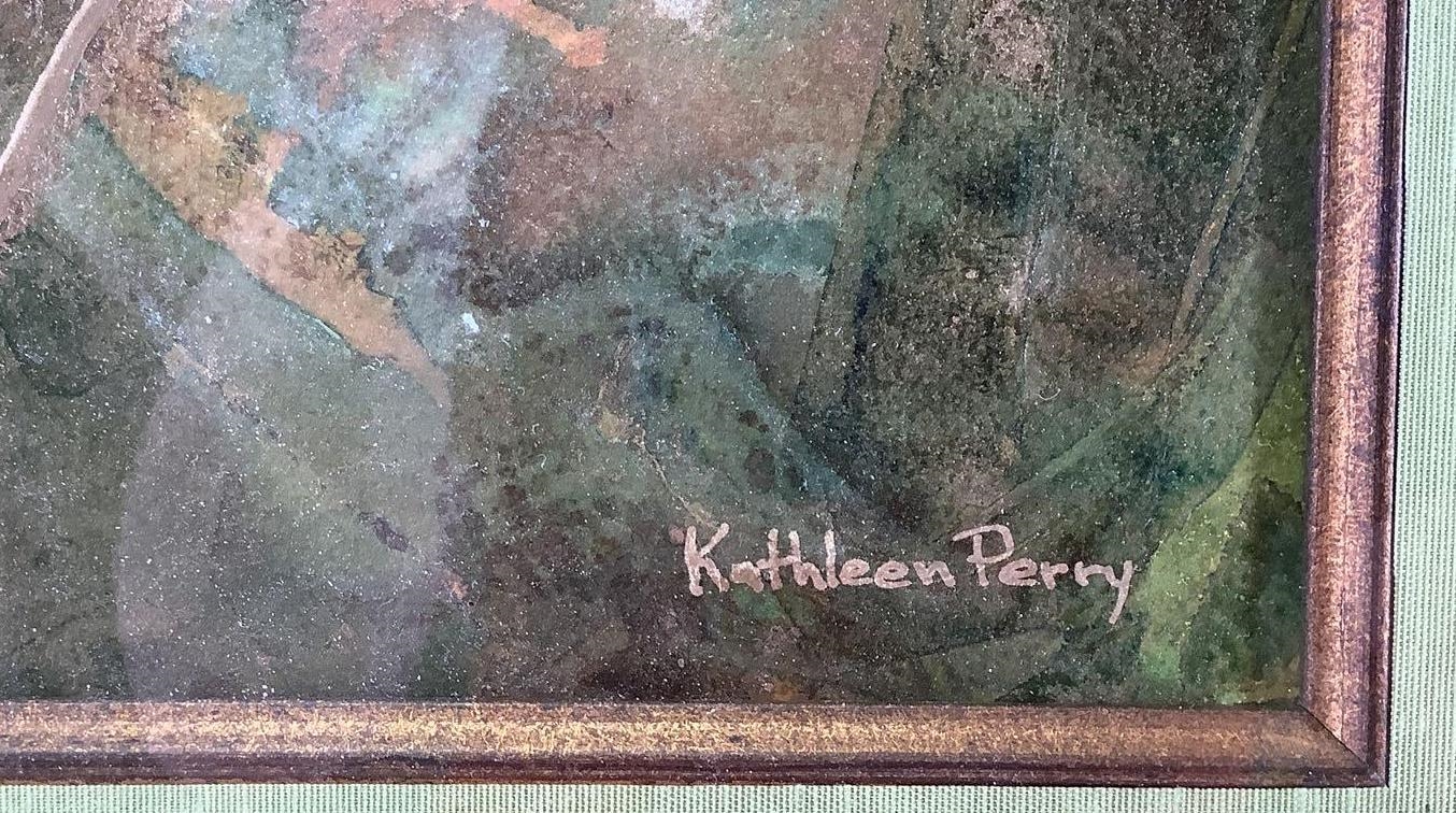 Kathleen Perry | Leaf collage | MutualArt