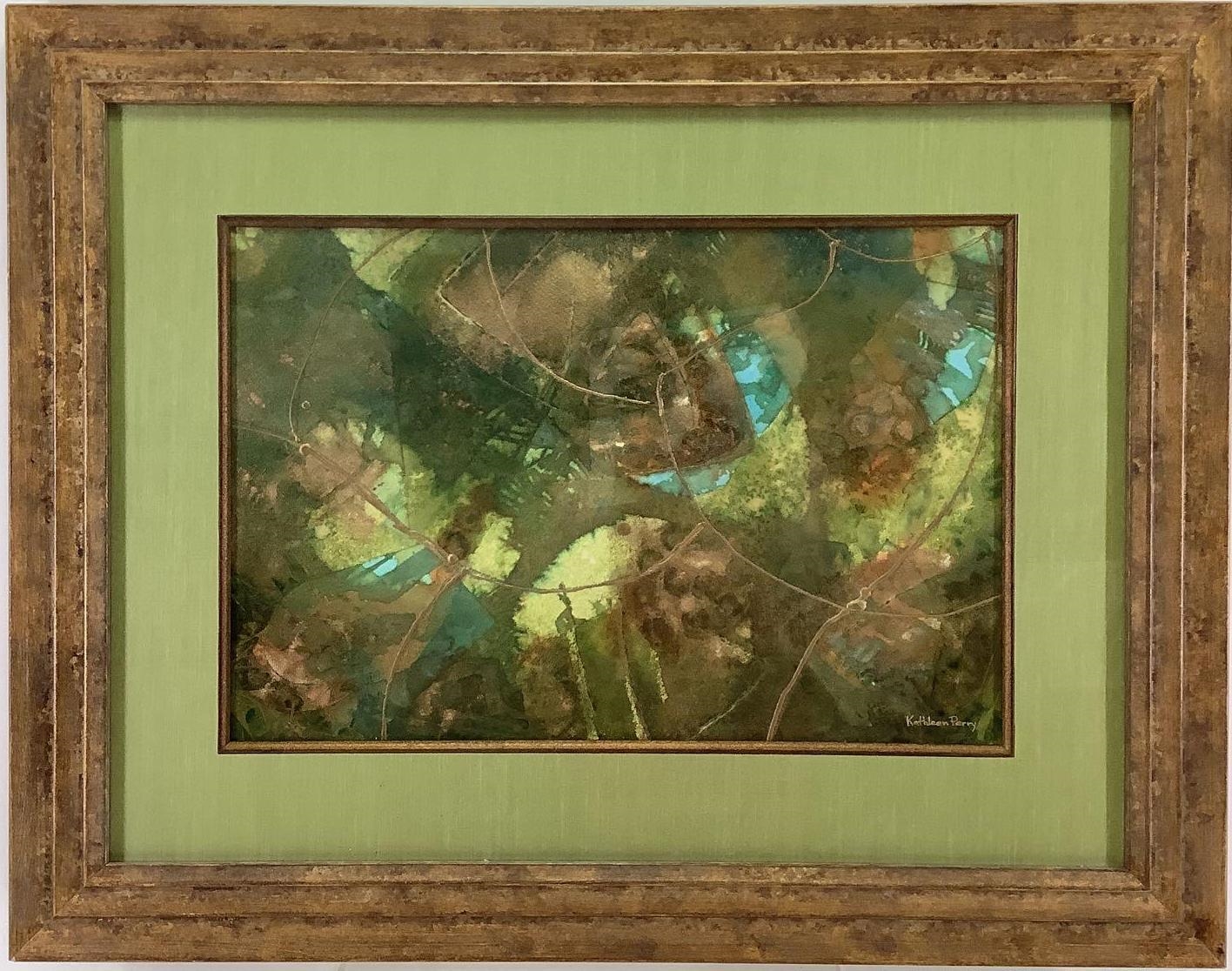 Kathleen Perry | Leaf collage | MutualArt