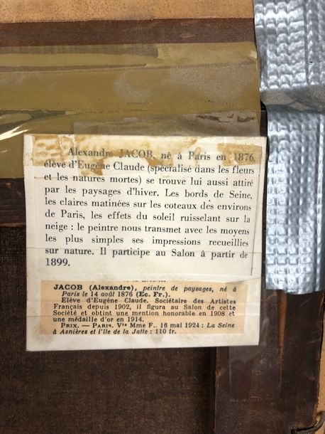 Alexandre Jacob | Barges on the Seine (1901) | MutualArt
