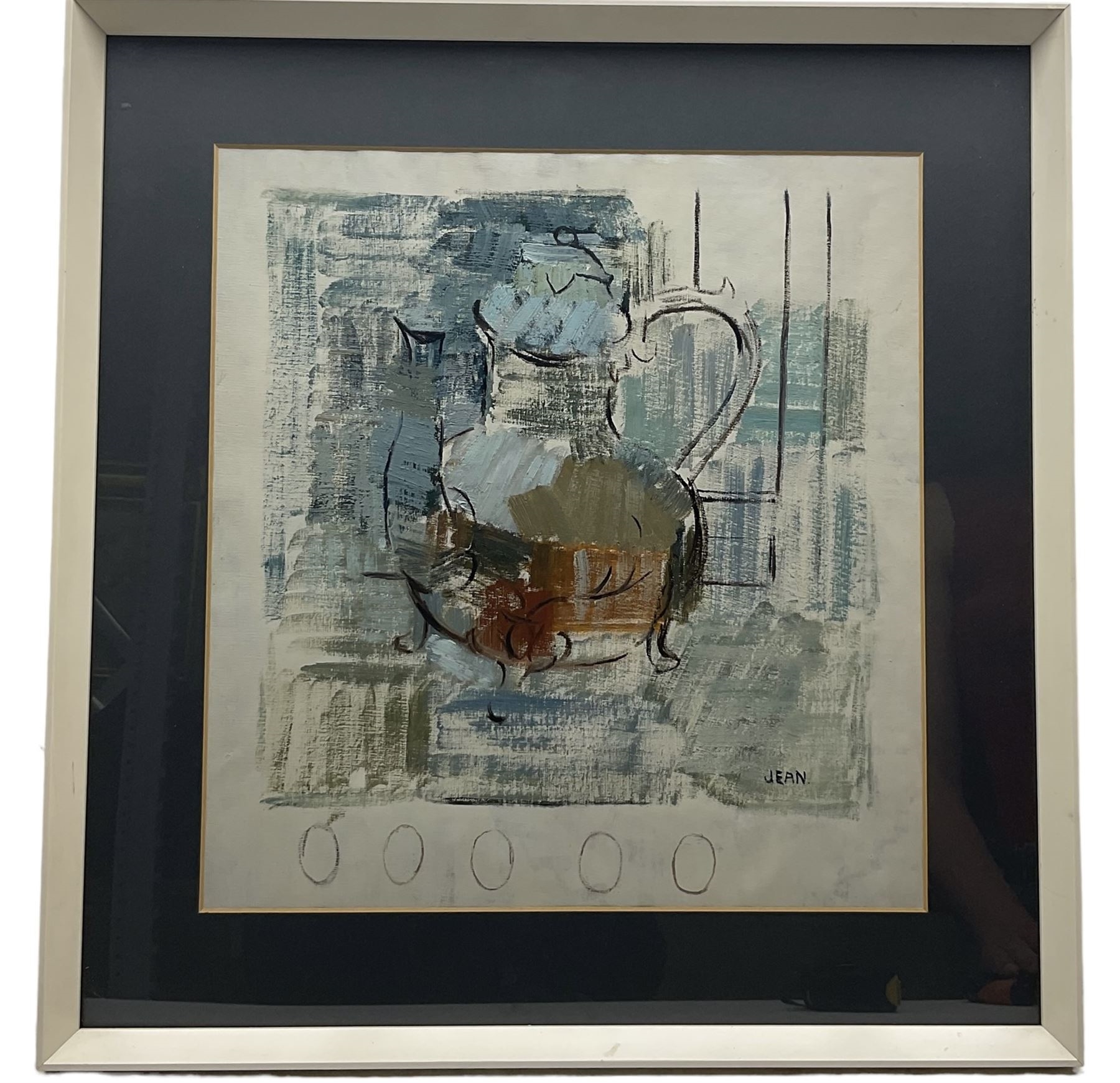 Jean Cooke | Abstract Still Life Study of a Teapot | MutualArt
