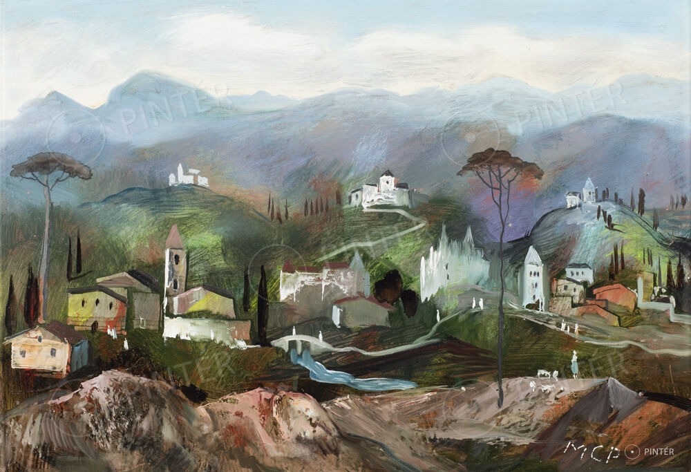 C. Pál Molnár | Monasteries In Romantique Landscape | MutualArt