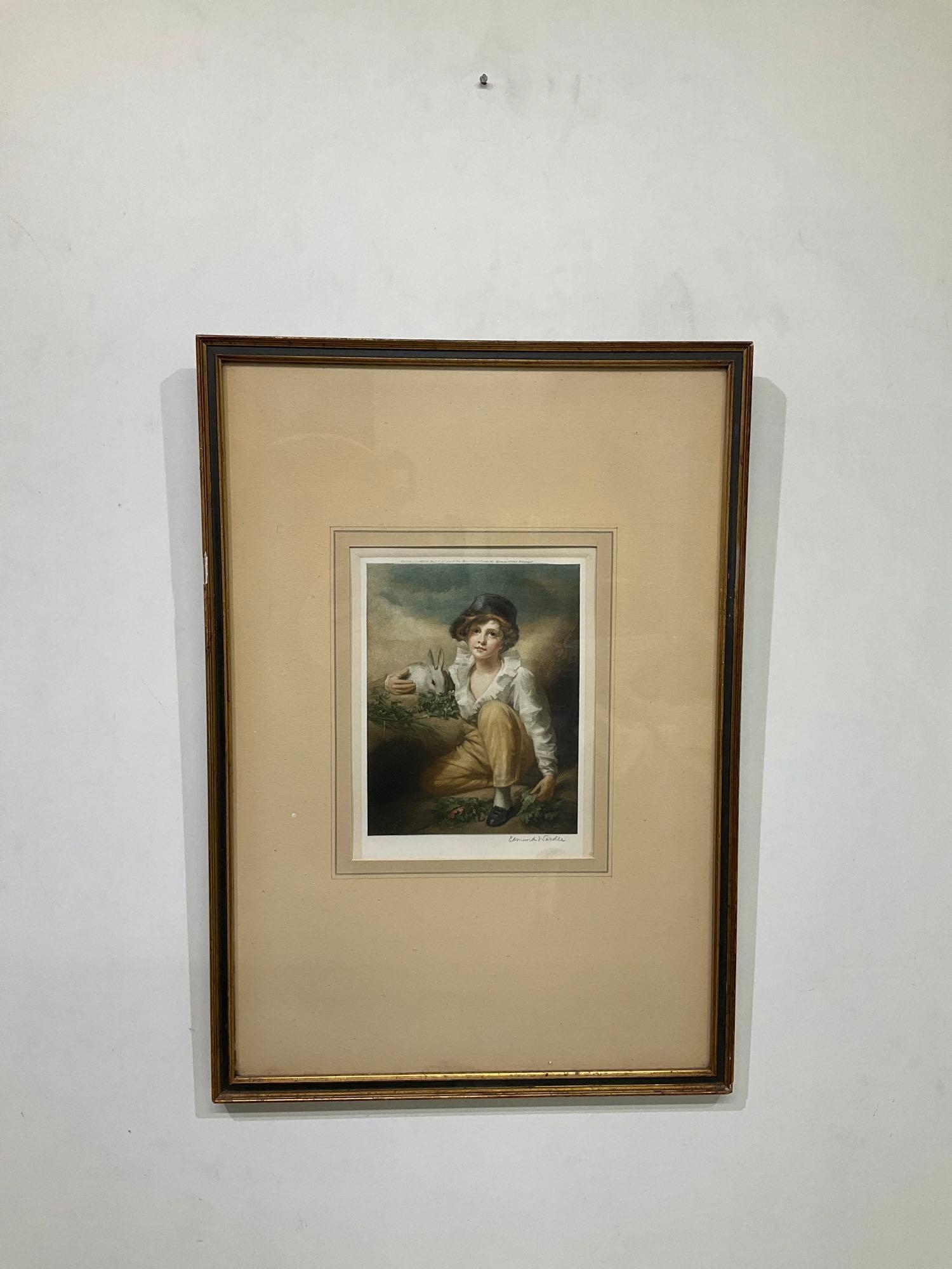 Henry Raeburn | Boy and Rabbit (1927) | MutualArt