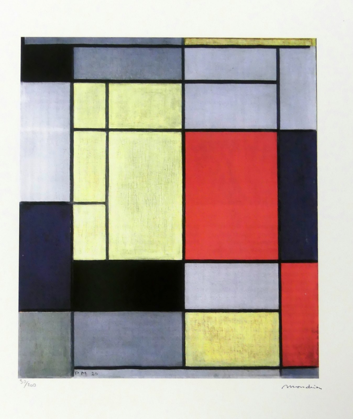 Piet Mondrian | Composition I | MutualArt