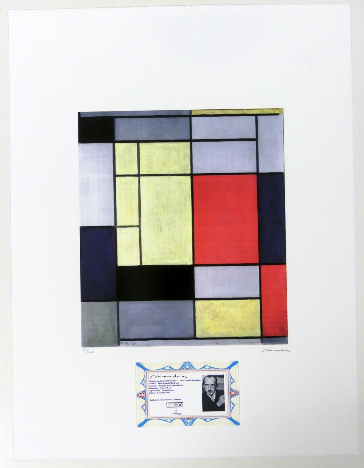 Piet Mondrian | Composition I | MutualArt