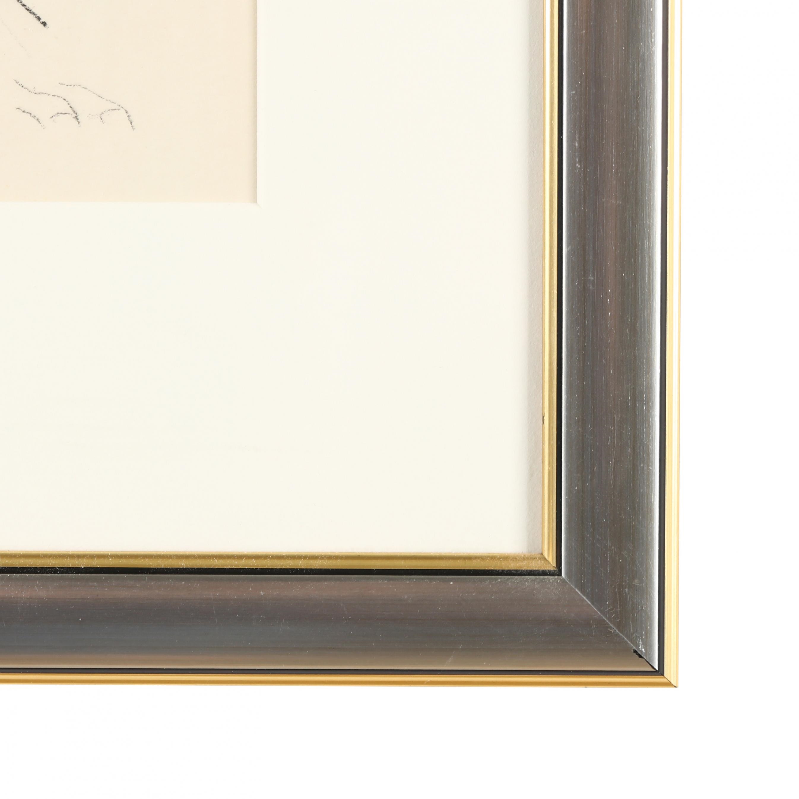 Claude Howell | Seated Male Nude (1962) | MutualArt