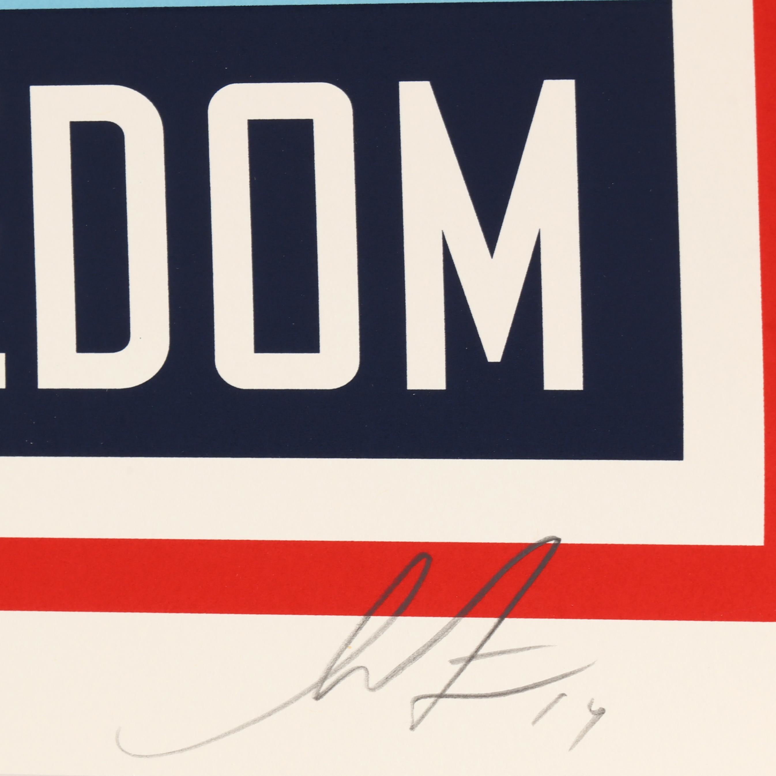 Shepard Fairey | Farewell to Freedom (Stephen Colbert) / Danger: No ...