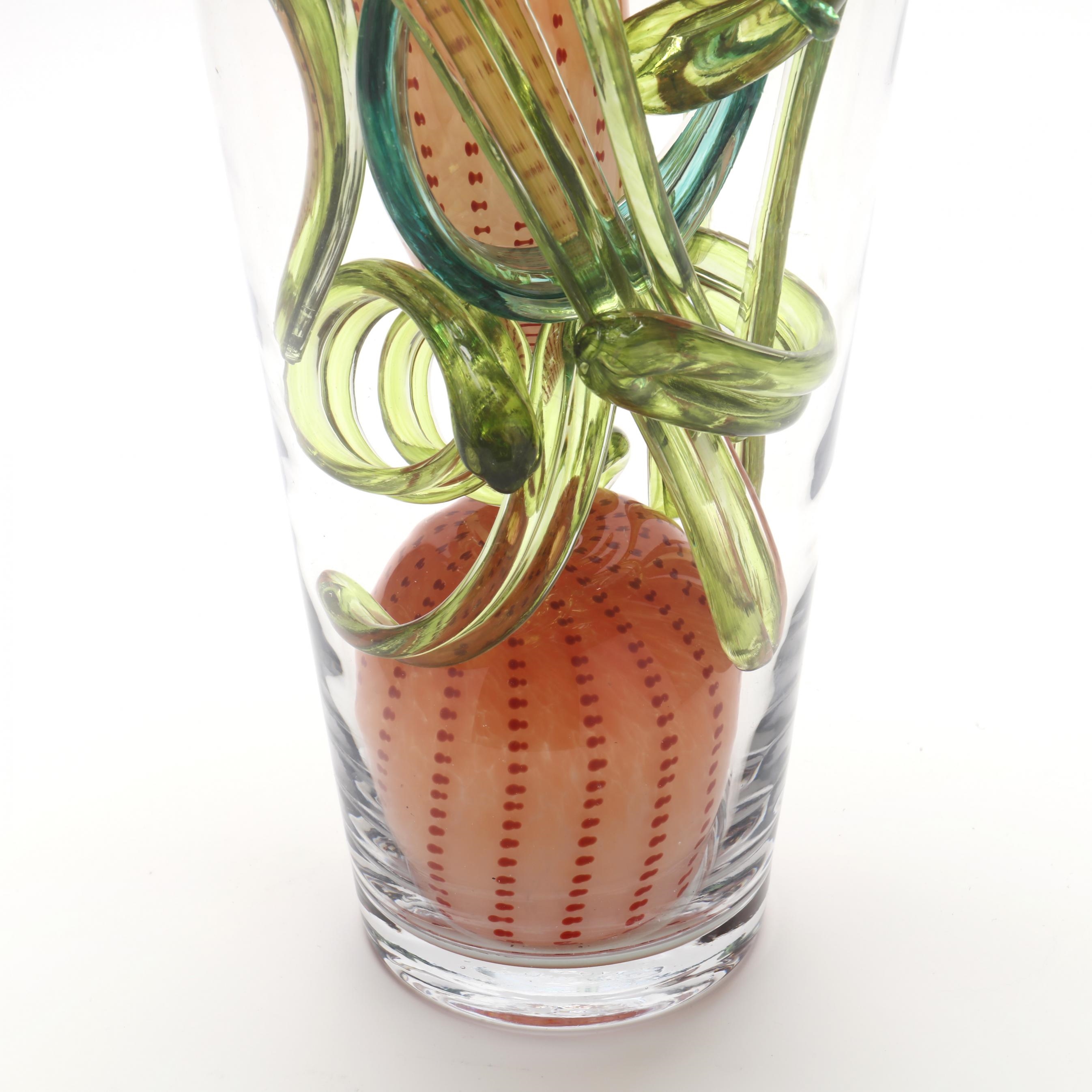 David Lewin | Akumal Vessel, Glass Sculpture | MutualArt