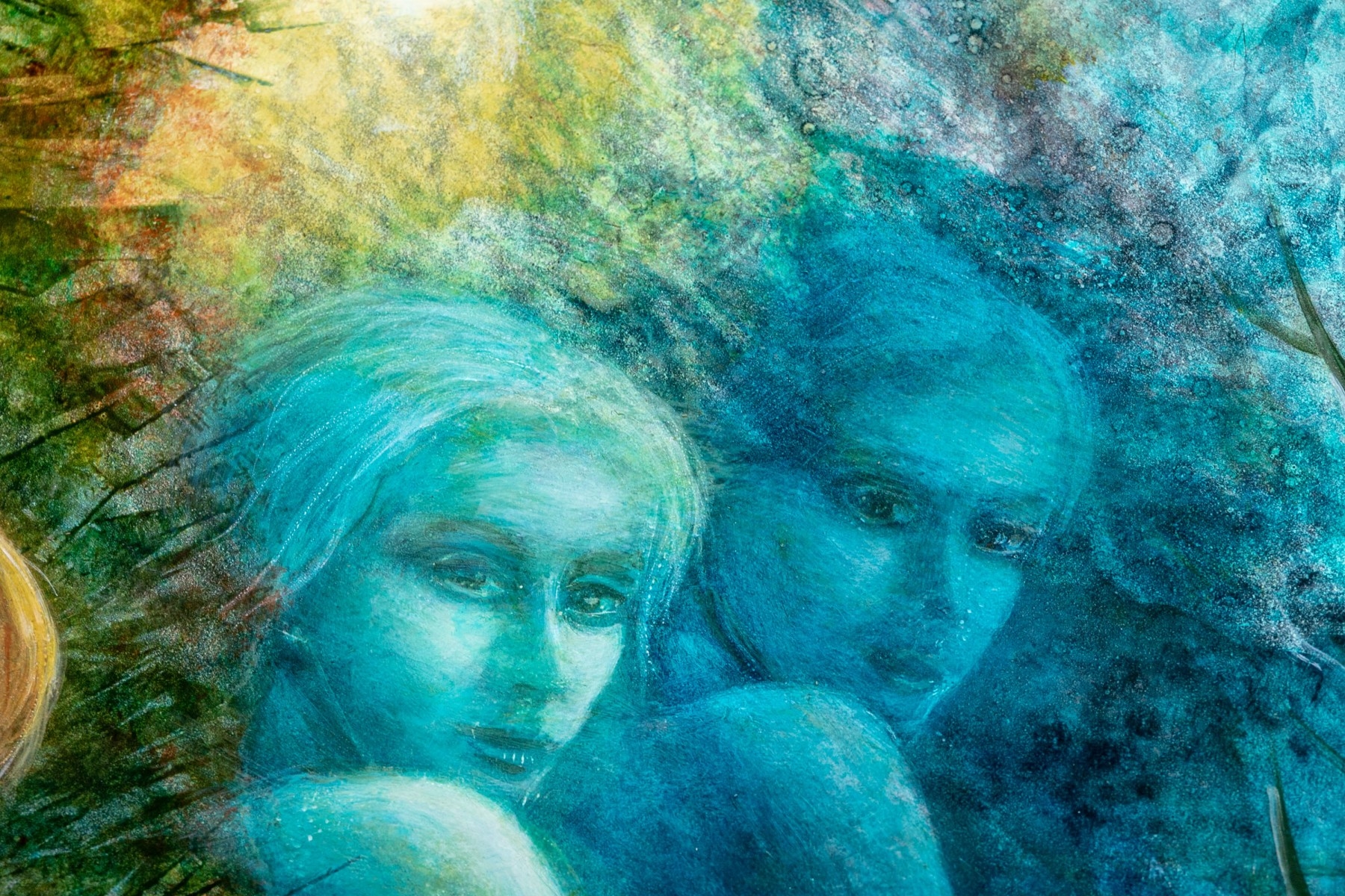 Rina Sutzkever | The artwork portrays a shrouded woman in spiritual ...