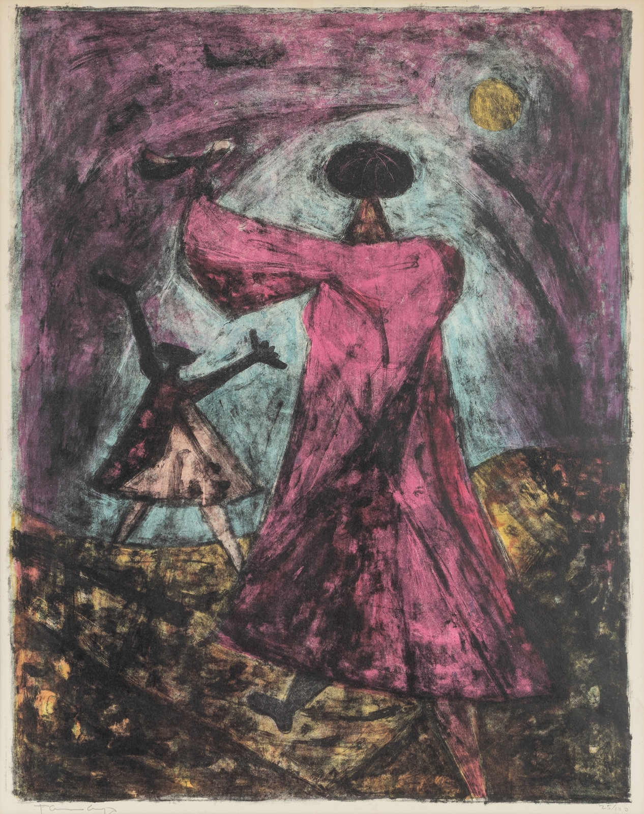 Rufino Tamayo | Dos mujeres (1950) | MutualArt