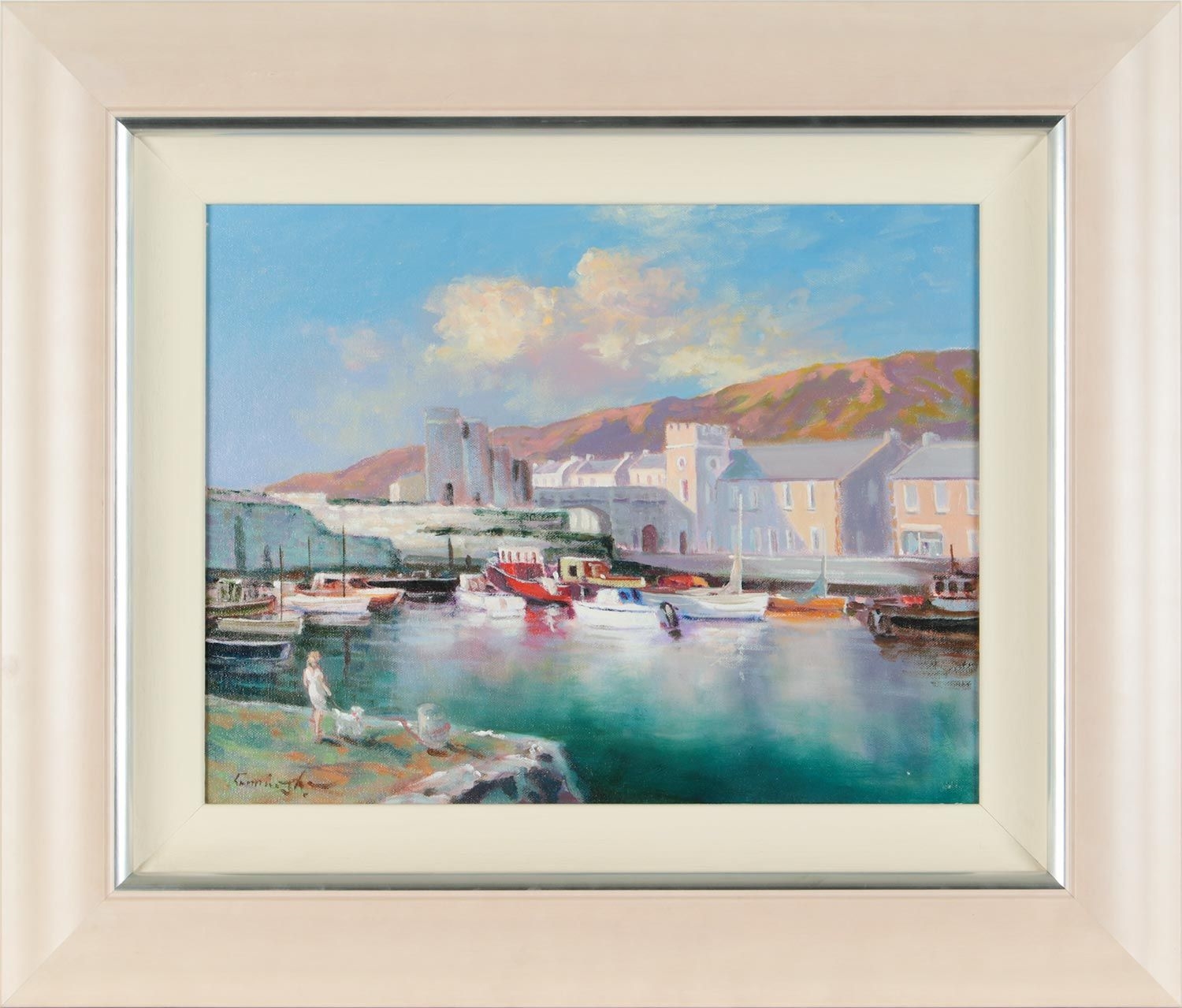 William Cunningham | 'CARNLOUGH HARBOUR, COUNTY ANTRIM' | MutualArt