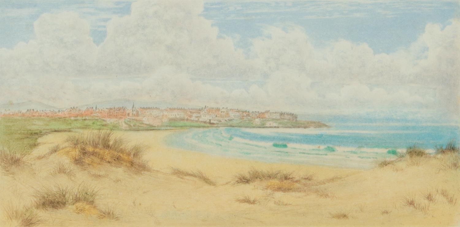 Robert Cresswell Boak | 'PORTRUSH FROM THE SAND DUNES' | MutualArt