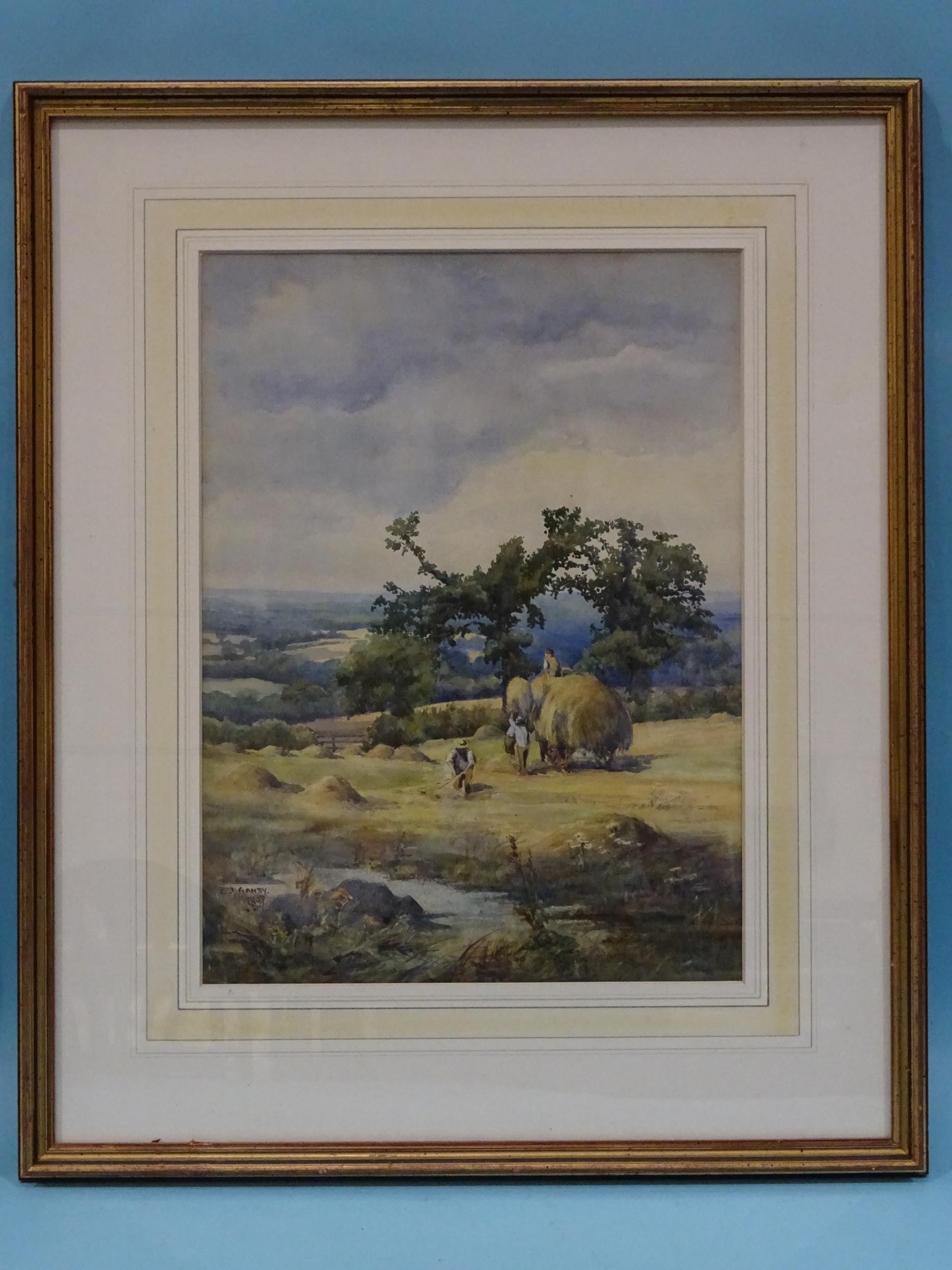 Edward Swan | FIGURE AND CHICKENS OUTSIDE A COTTAGE | MutualArt