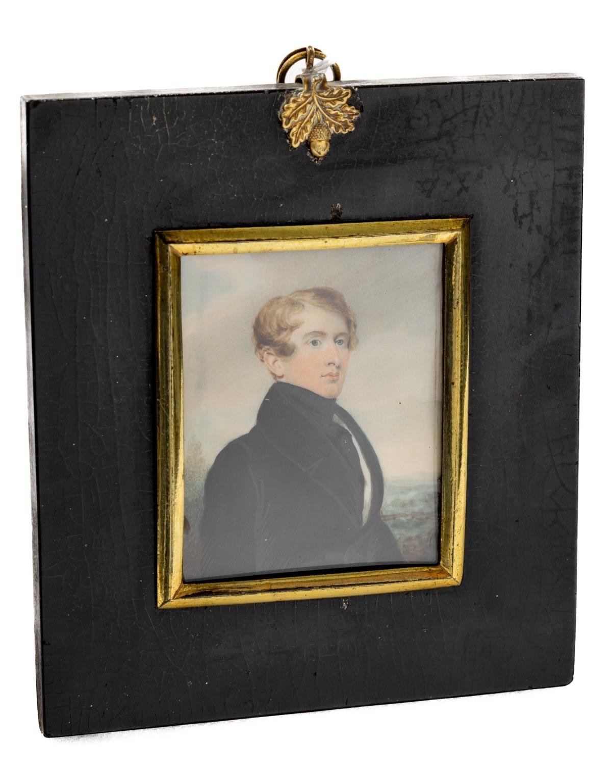 Frederick Buck | Miniature Portrait of James Greenfield, wearing a ...