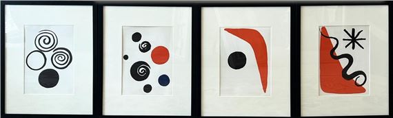 Alexander Calder | 'Abstract -set of four' | MutualArt