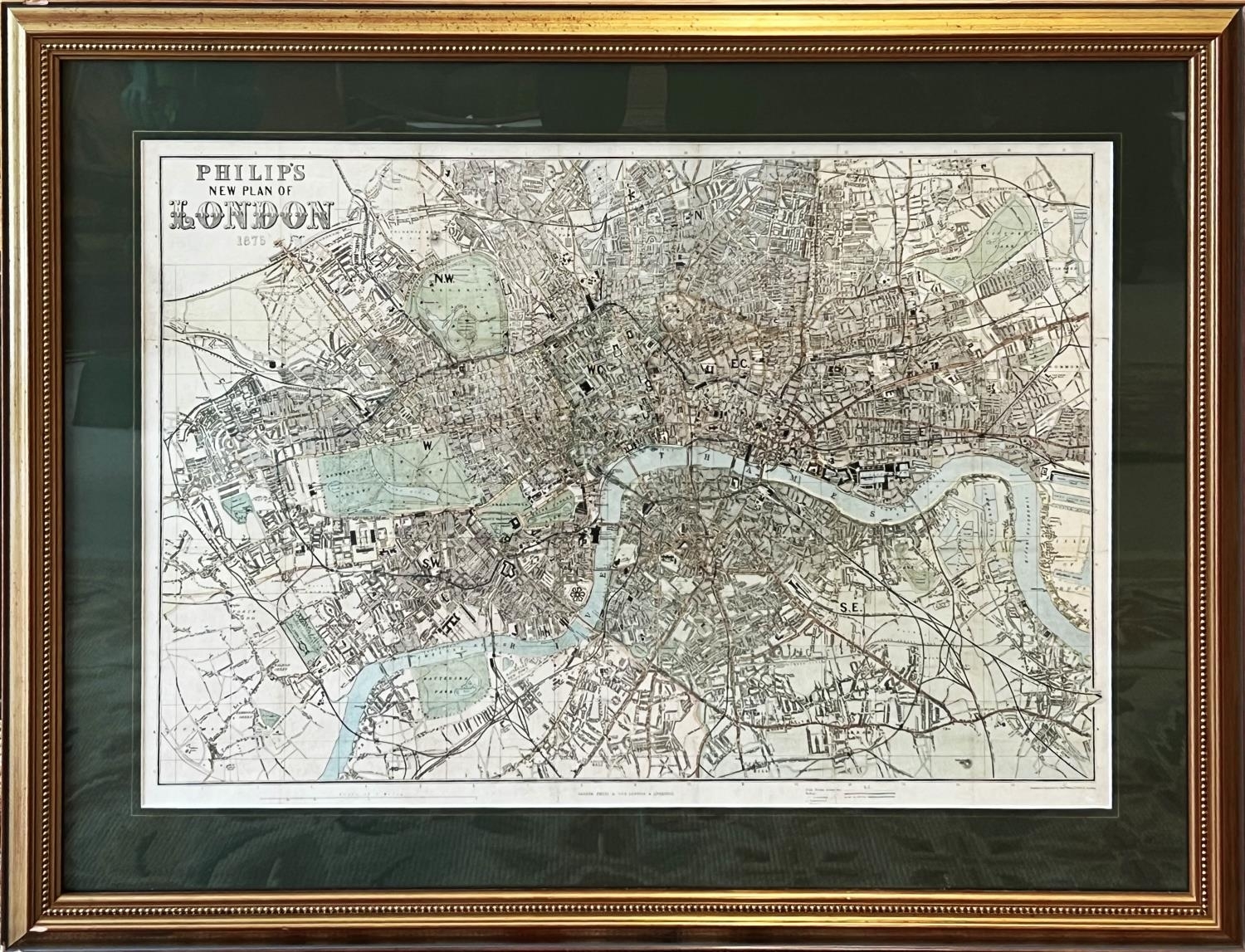 Edward Rusty Walker | 'Philips new plan of London' | MutualArt