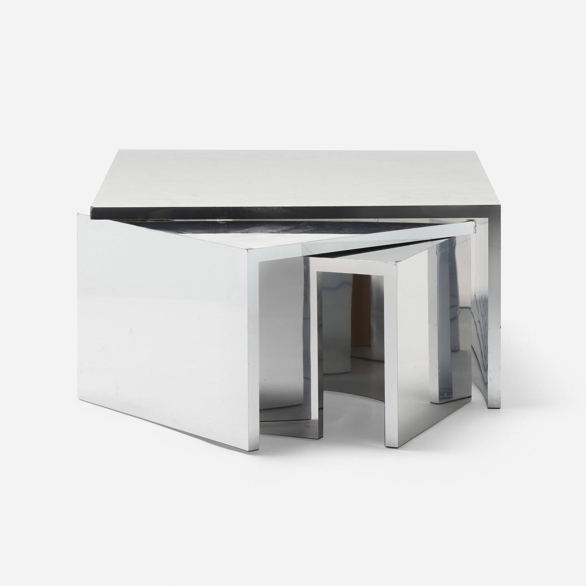 Walead Beshty | Custom nesting plinths, set of three (1980) | MutualArt