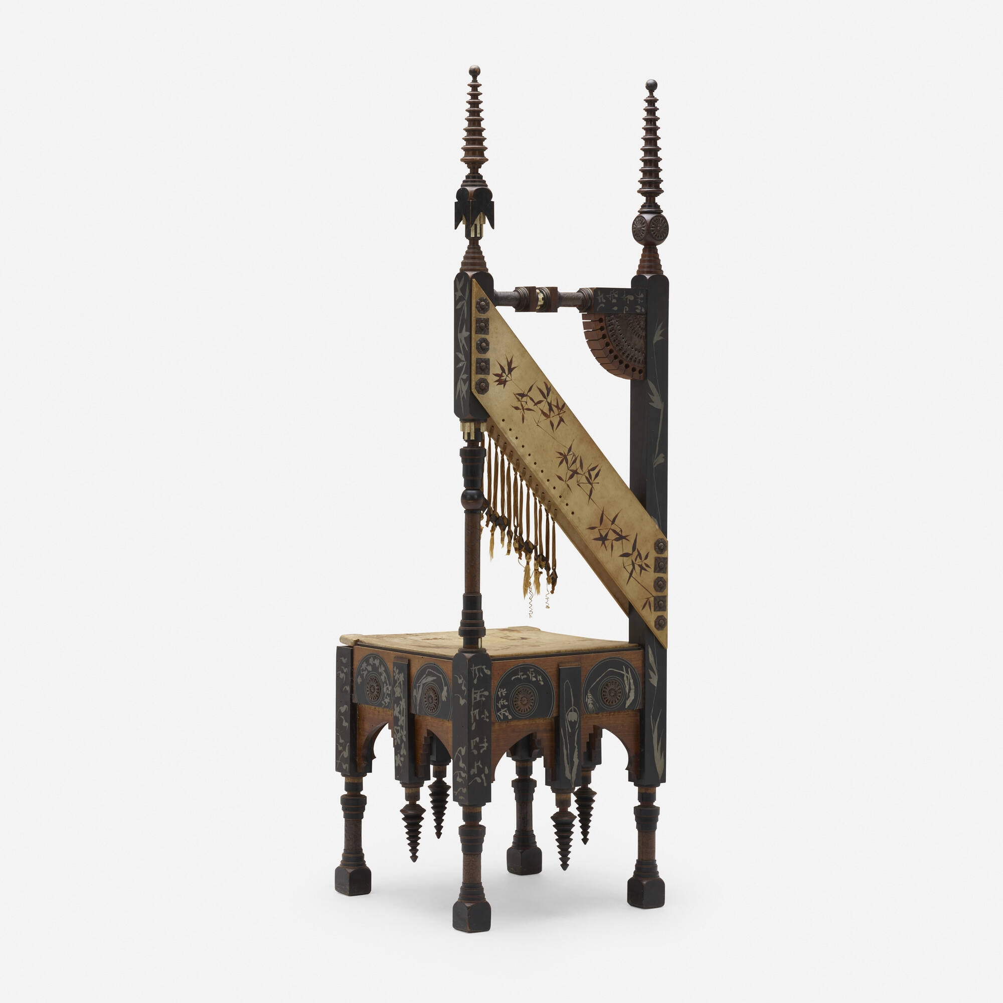 Carlo Bugatti | Hall chair (1895) | MutualArt