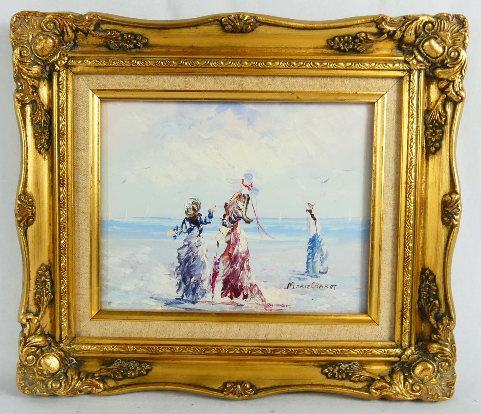 Marie Charlot | Whimsical Beach Scene | MutualArt