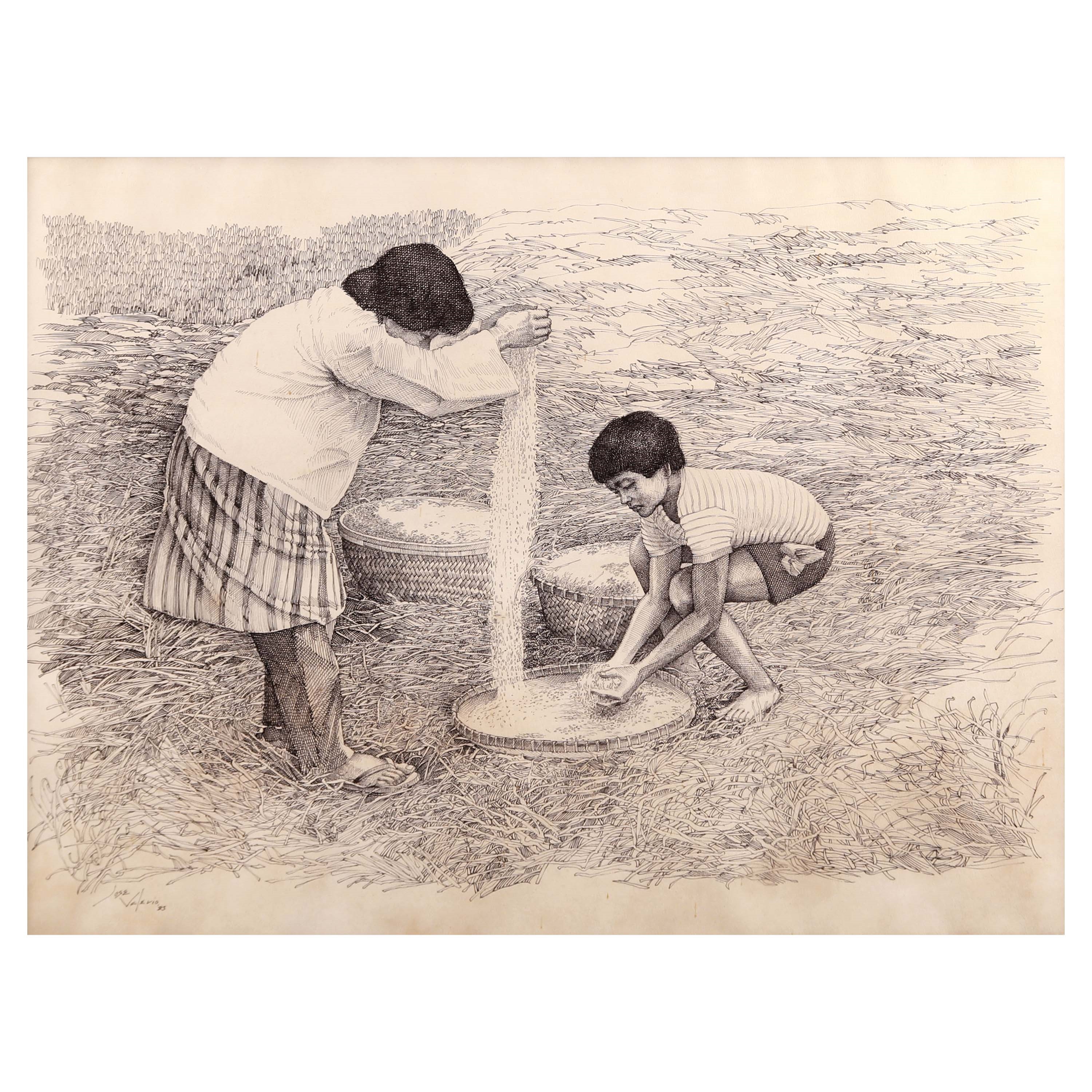 Jose Valerio | Mother and Son (1985) | MutualArt
