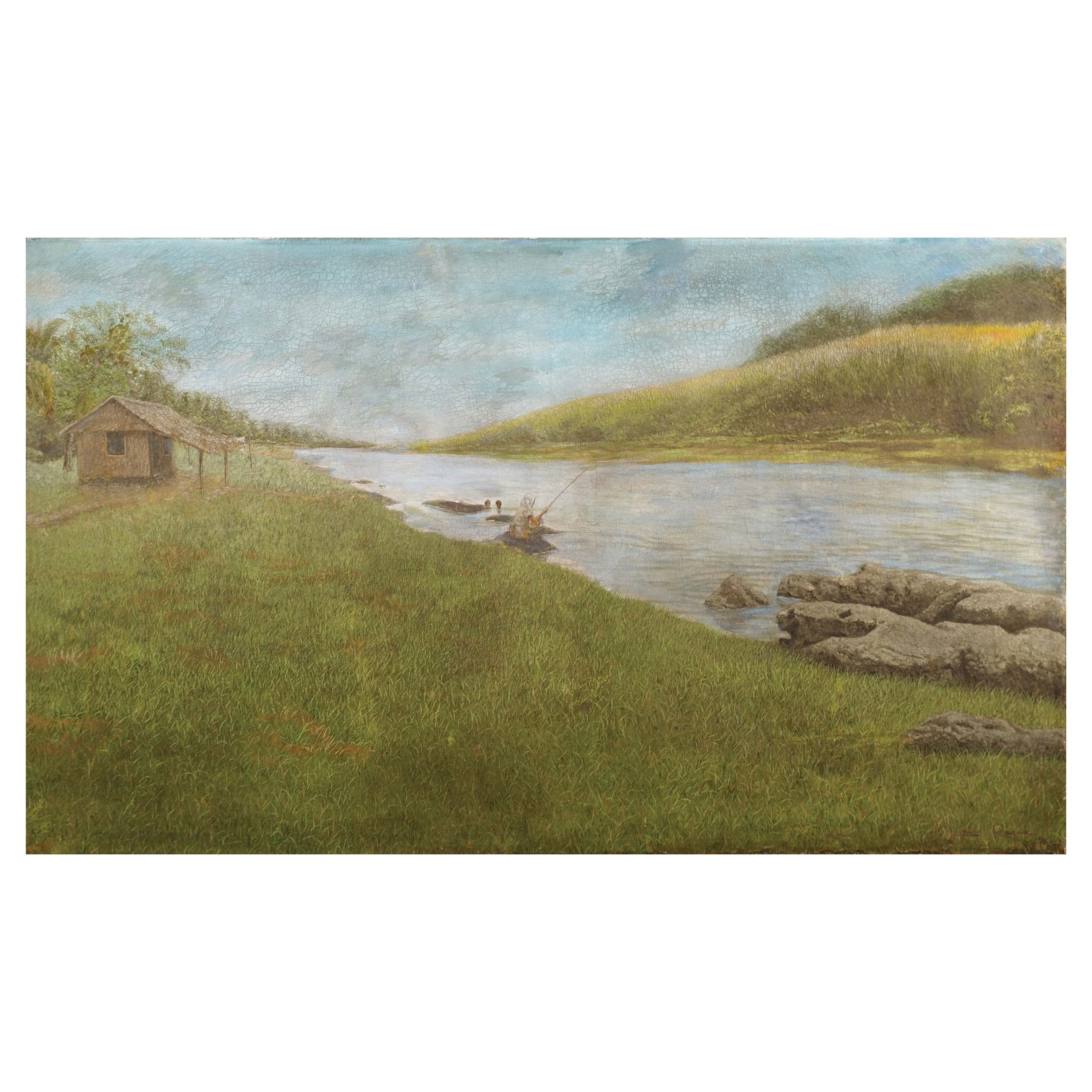 Jaime Roque | Rural Scene (1976) | MutualArt